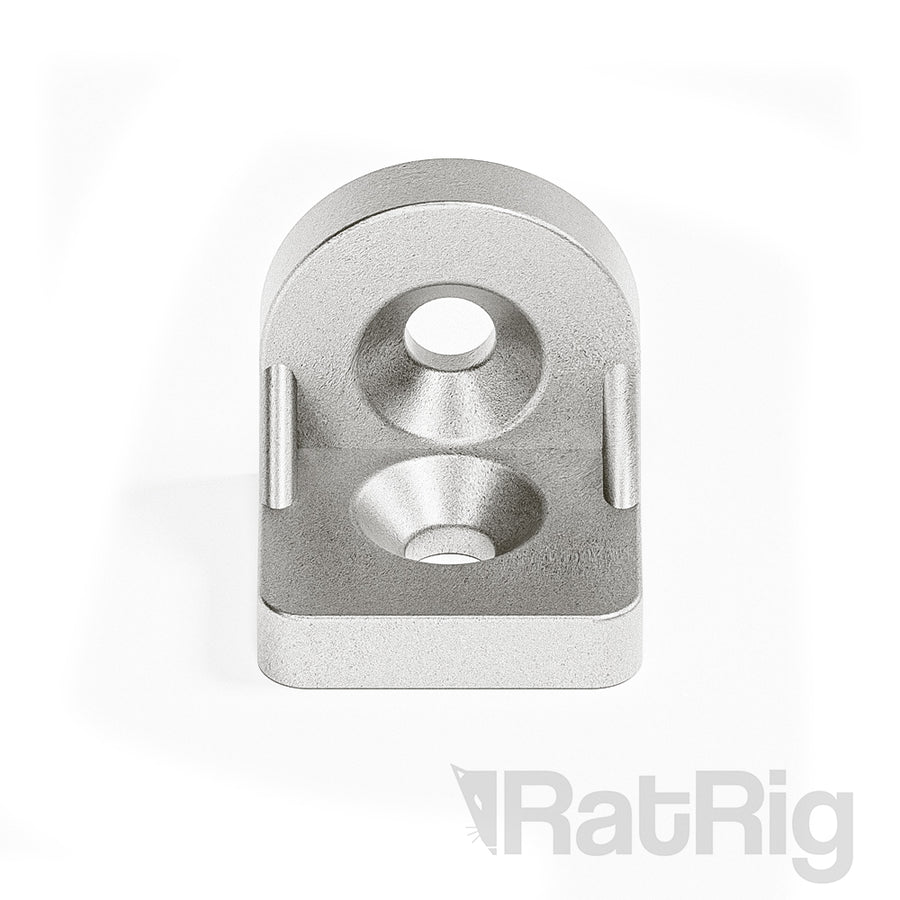 Cast 90 Degree Corner Bracket for 3030 - No tabs / Multi Angle - Natural