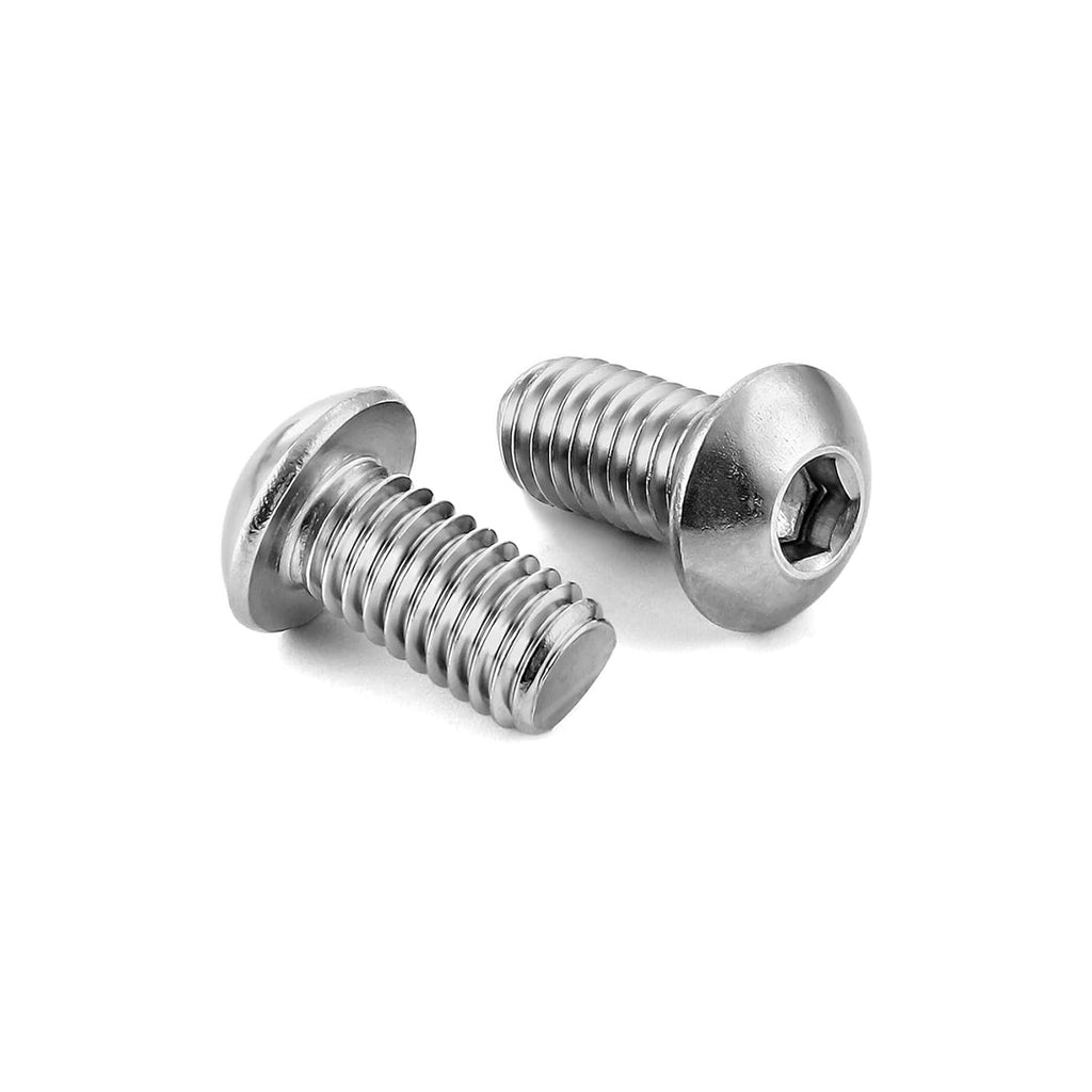 Button Head Screw M5 (Single) (Length: 10mm) - Zinc Plated